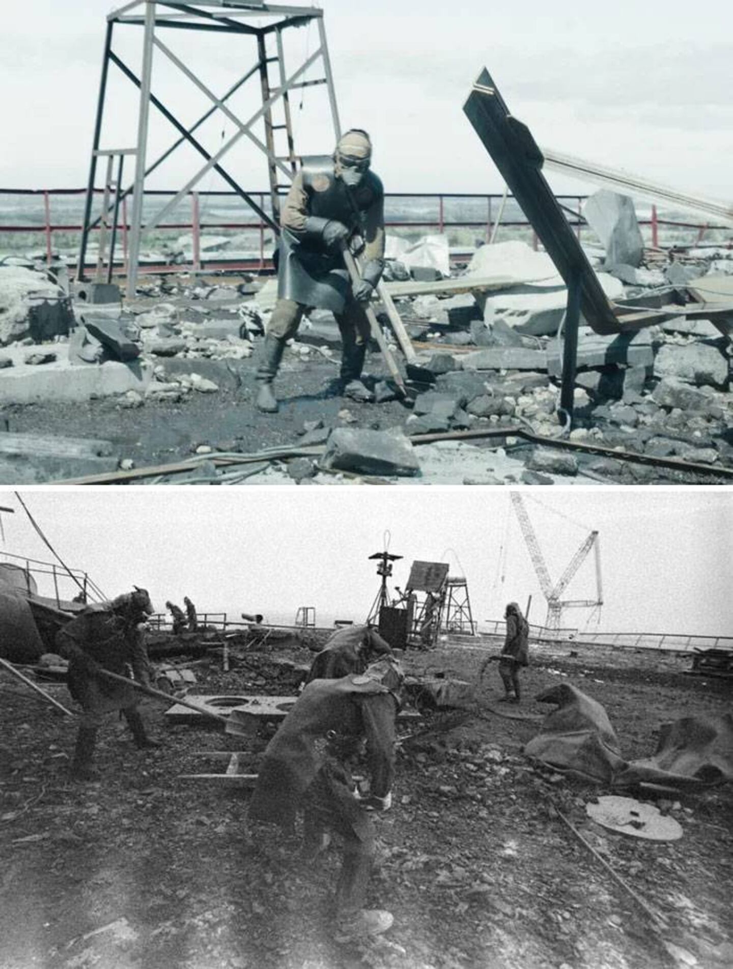 Vean cómo eran los personajes de la serie Chernobyl en la vida real ...