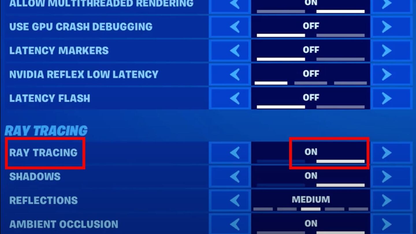 Fortnite: Cómo habilitar el trazado de rayos con la GPU NVIDIA RTX ...