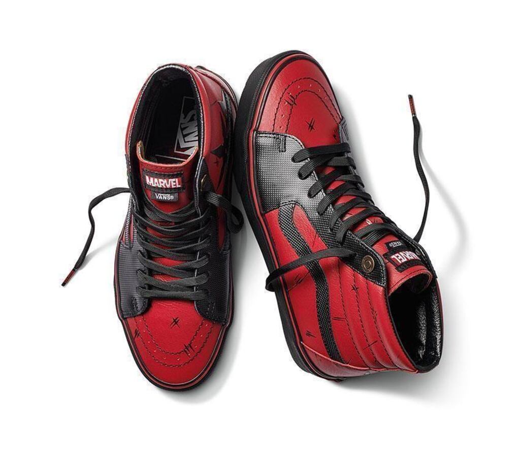 Marvel x SK8-Hi Deadpool, las zapatillas de Vans sobre el charlatán más ...