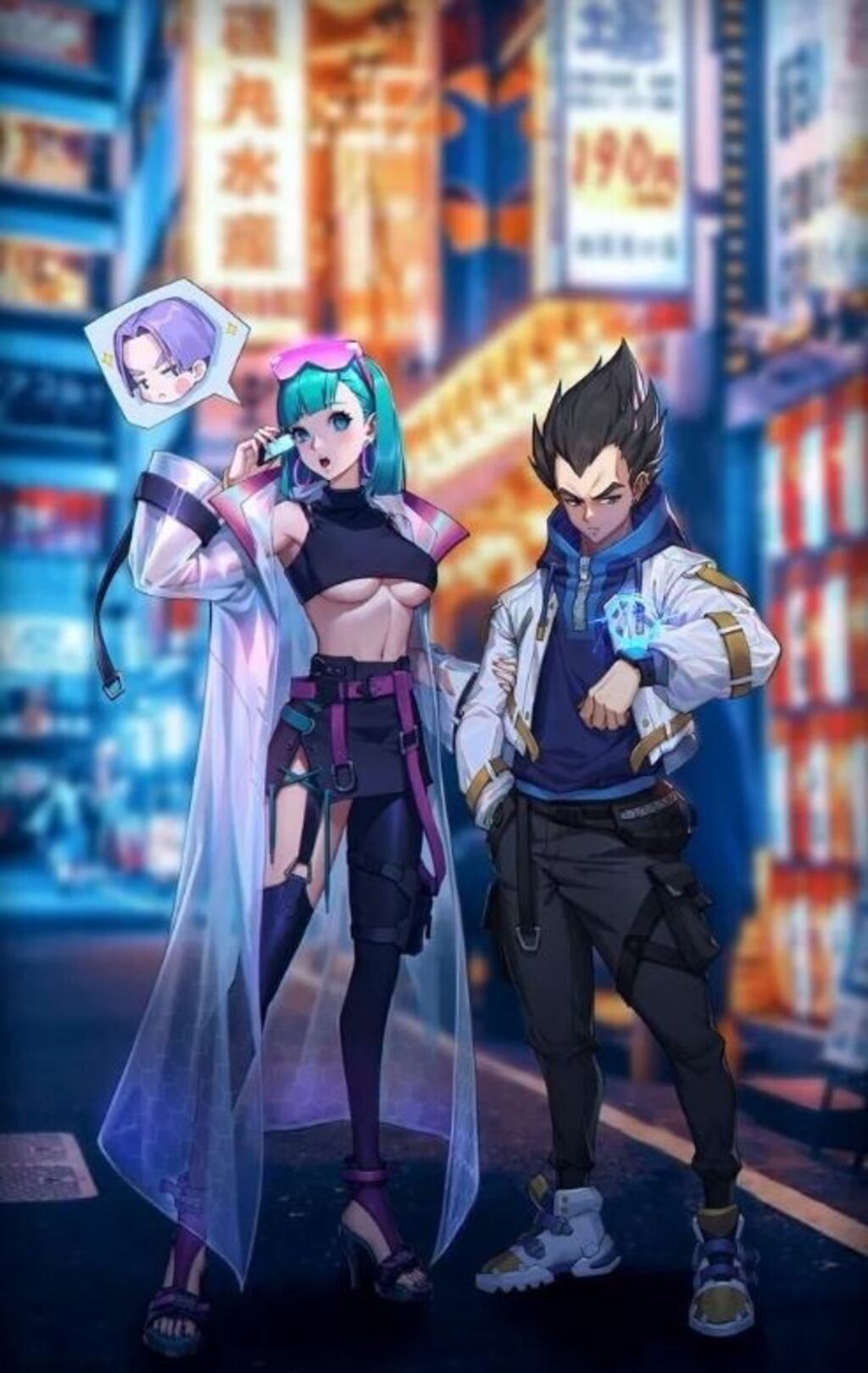 Bulma y Vegeta se ven alucinantes en este Fan Art que combina el mundo ...