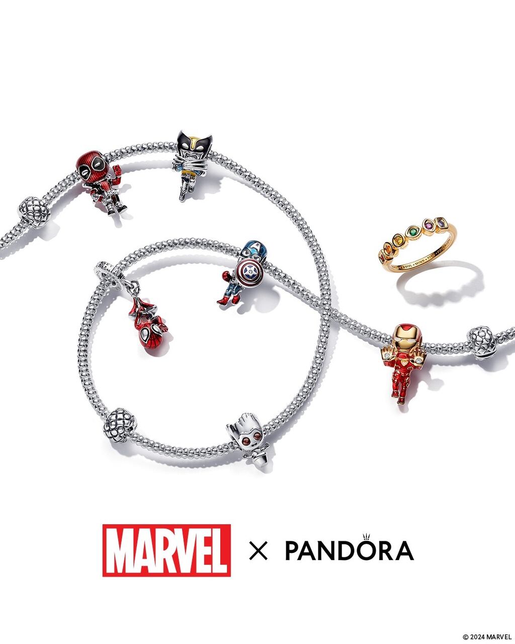 Deadpool y Wolverine en tu pulsera: se suman al team de charms Marvel ...