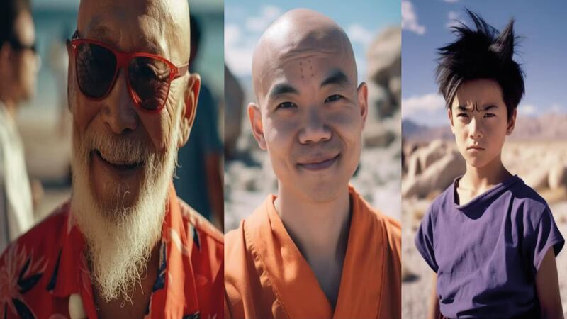 Dragon Ball: Inteligencia Artificial hace un live action con los personajes de la obra de Akira ...