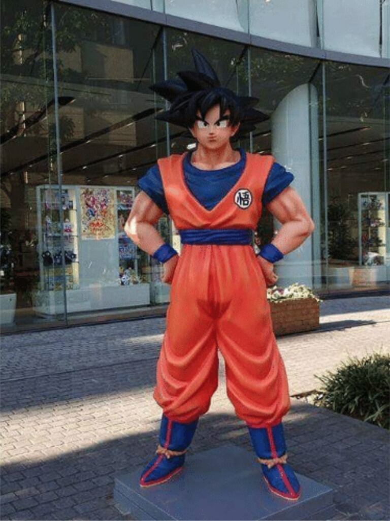 ¿Es real la estatua de Goku en París? Te contamos dónde hay monumentos ...