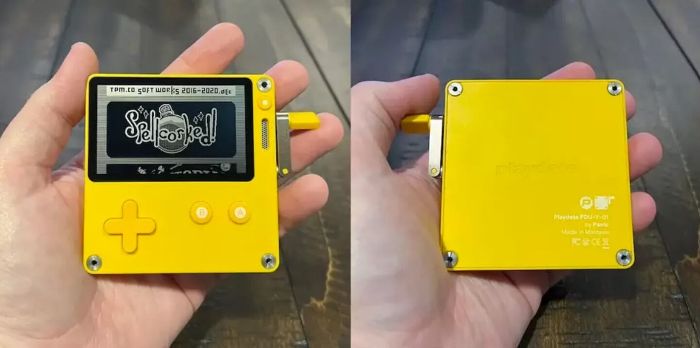 Playdate, la curiosa consola portátil parecida al Game Boy que funciona ...