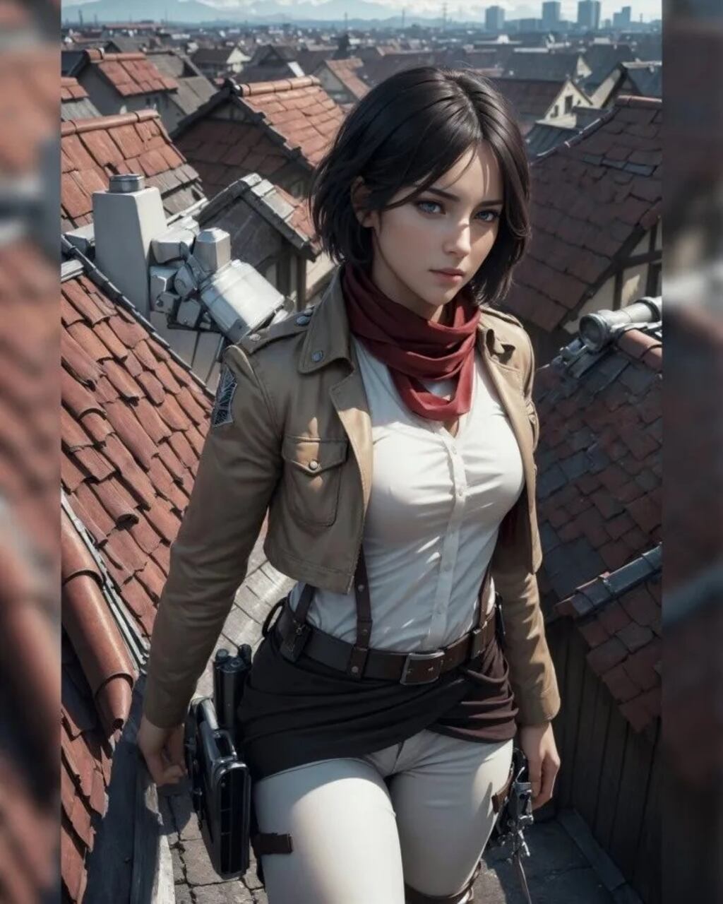 Shingeki no Kyojin: Inteligencia Artificial convierte a Mikasa en una ...