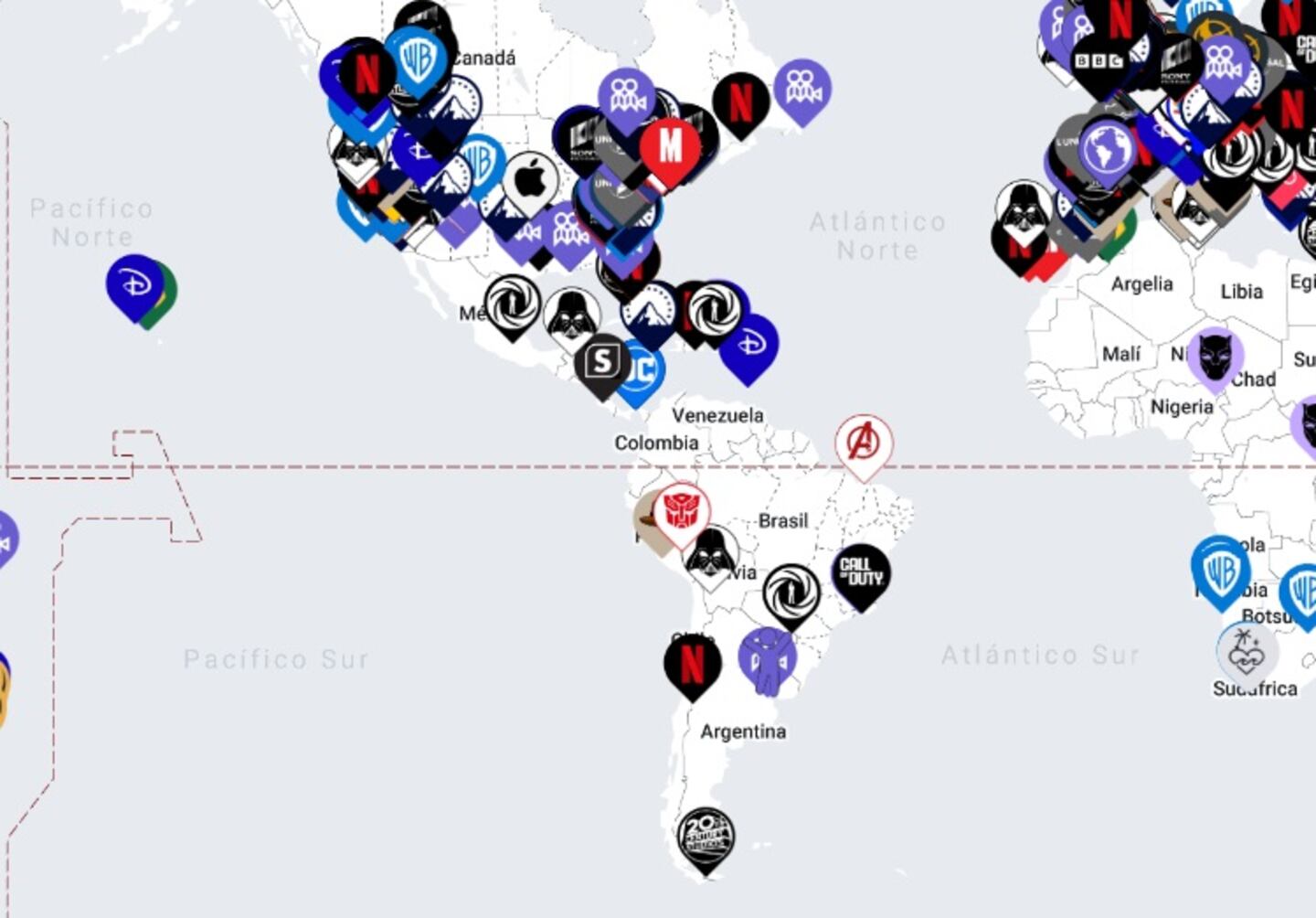 El ‘Google Maps’ del cine, una app que muestra todos los lugares del ...