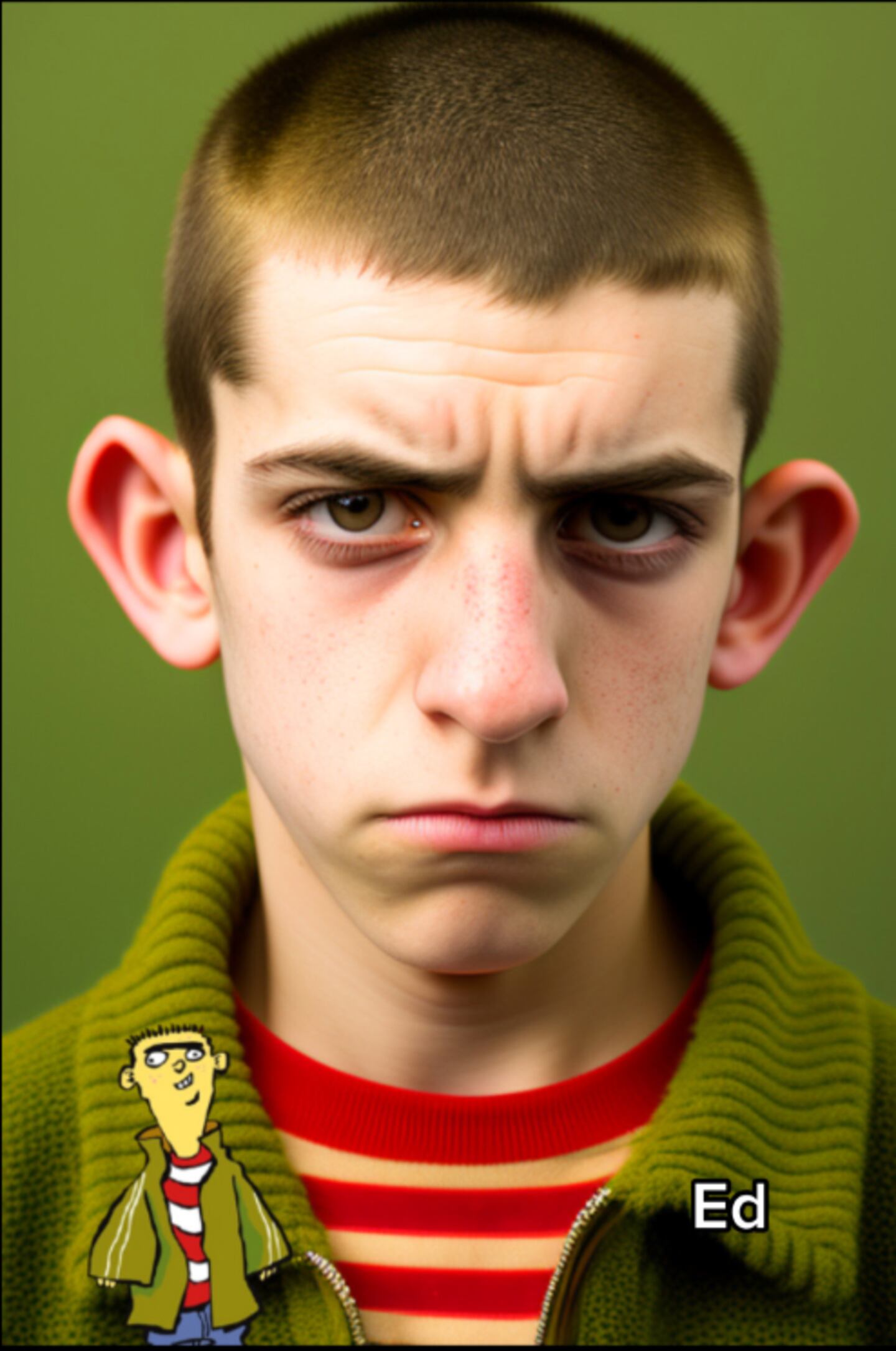 La inteligencia artificial nos muestra a "Ed, Edd y Eddy" en la vida ...