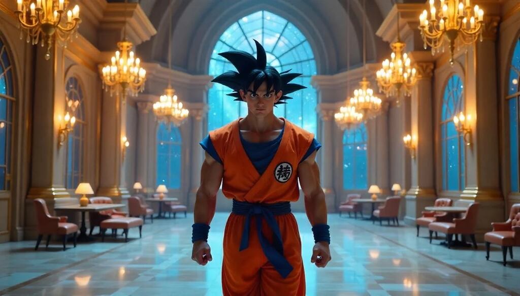 Dragon Ball x Disney | IA imagina a Goku como el príncipe azul de estos ...
