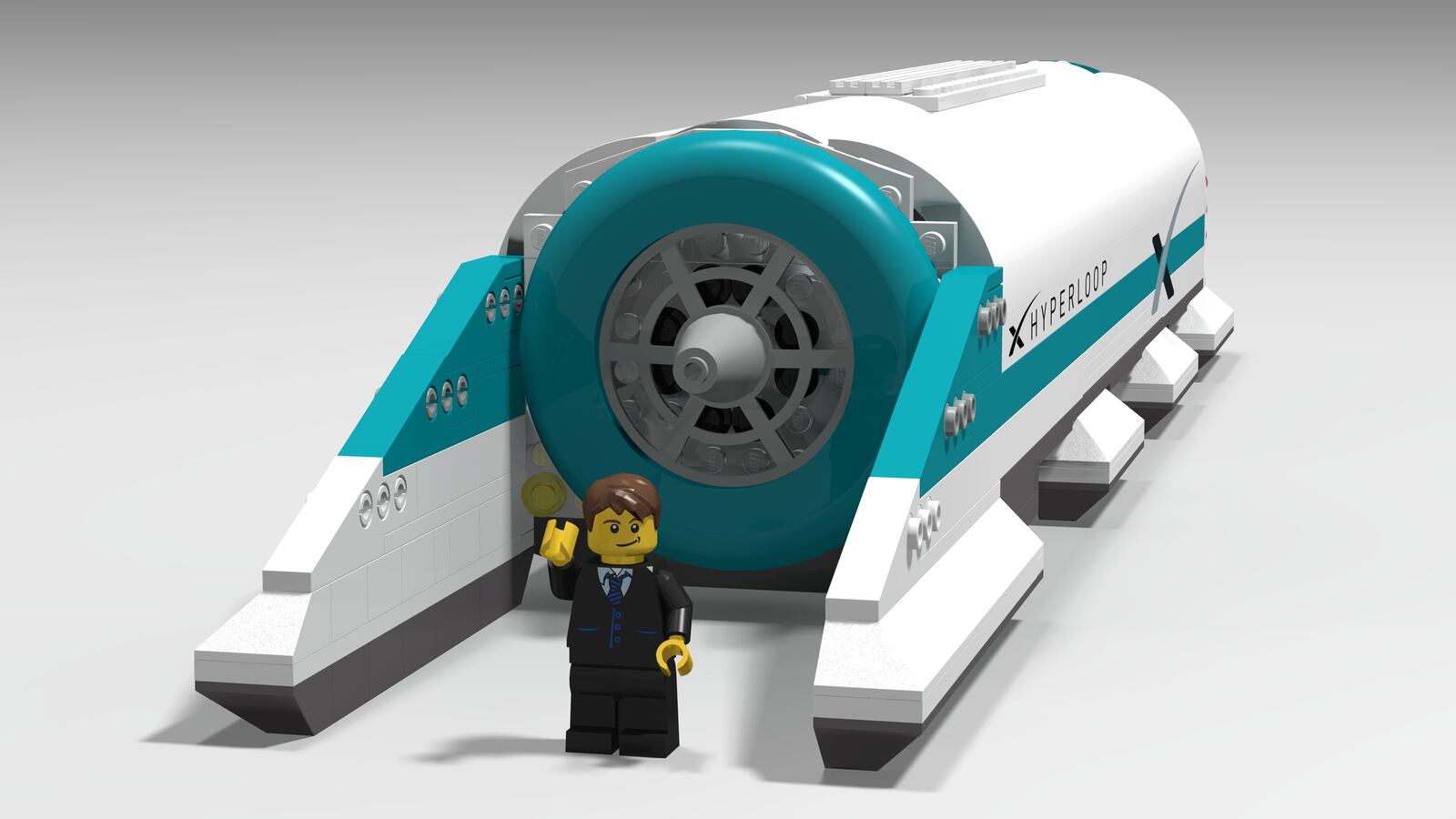Imagina el Hyperloop de Elon Musk en LEGO: un español lo hizo posible ...