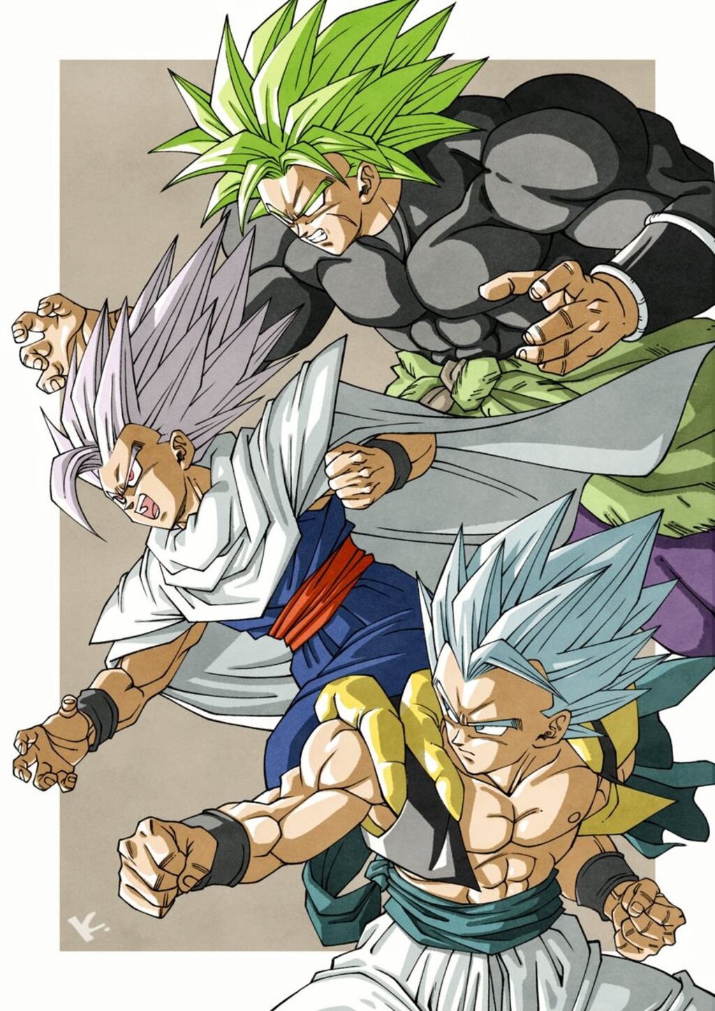 Fan Art de Dragon Ball Z mostra os três saiyajins mais poderosos de ...