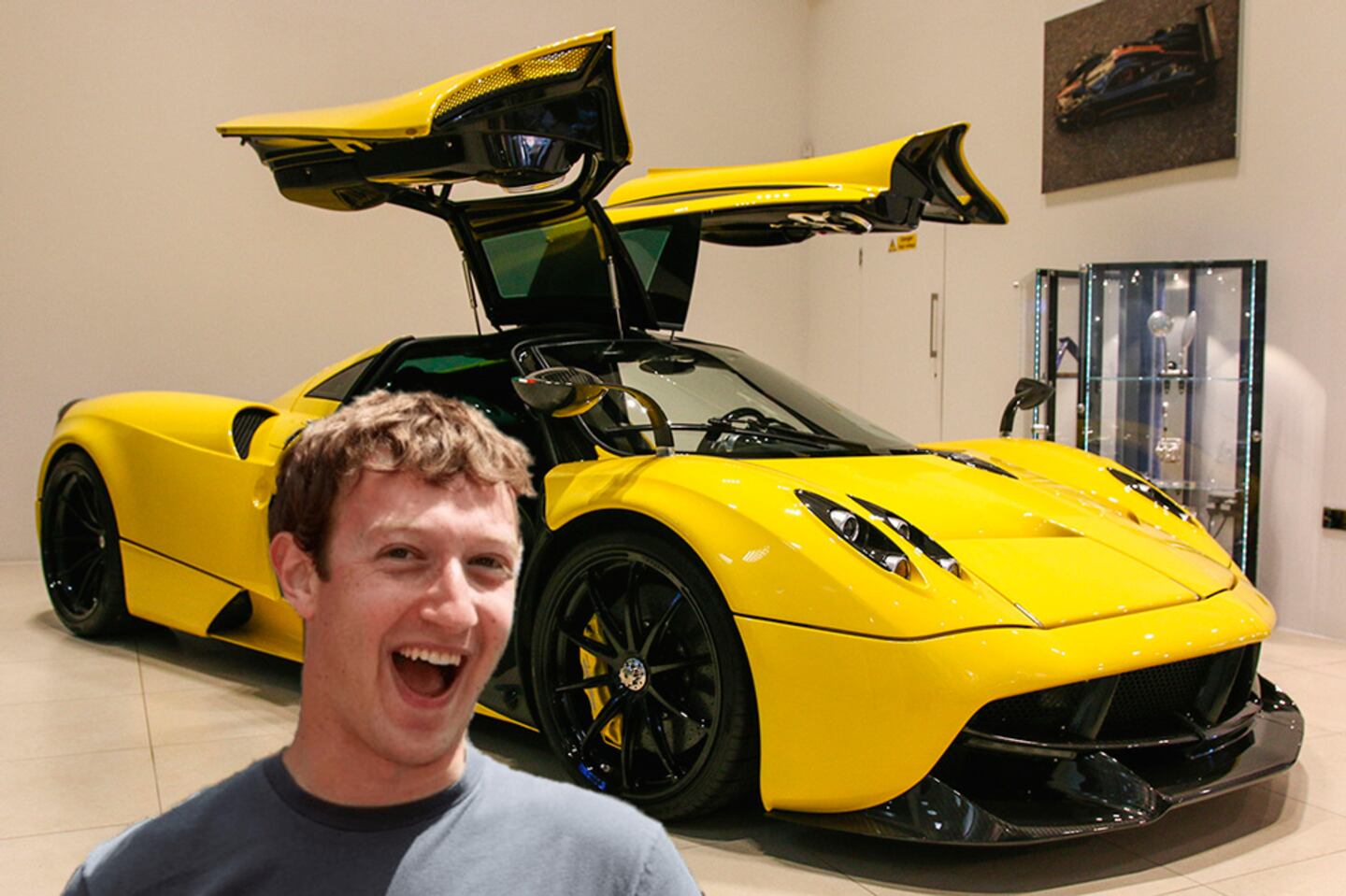 La extraña Mini Van Porsche estilo “Pimp My Ride” que Mark Zuckerberg ...
