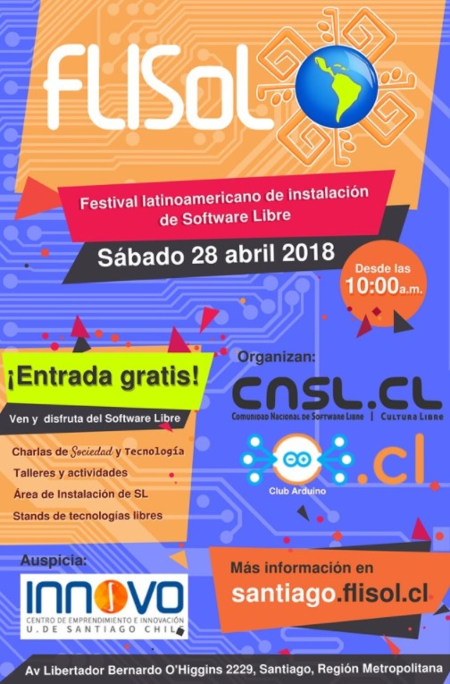 FLISoL Chile 2018: ¿Quieres usar GNU/Linux y no sabes por dónde partir? Esta es tu oportunidad ...