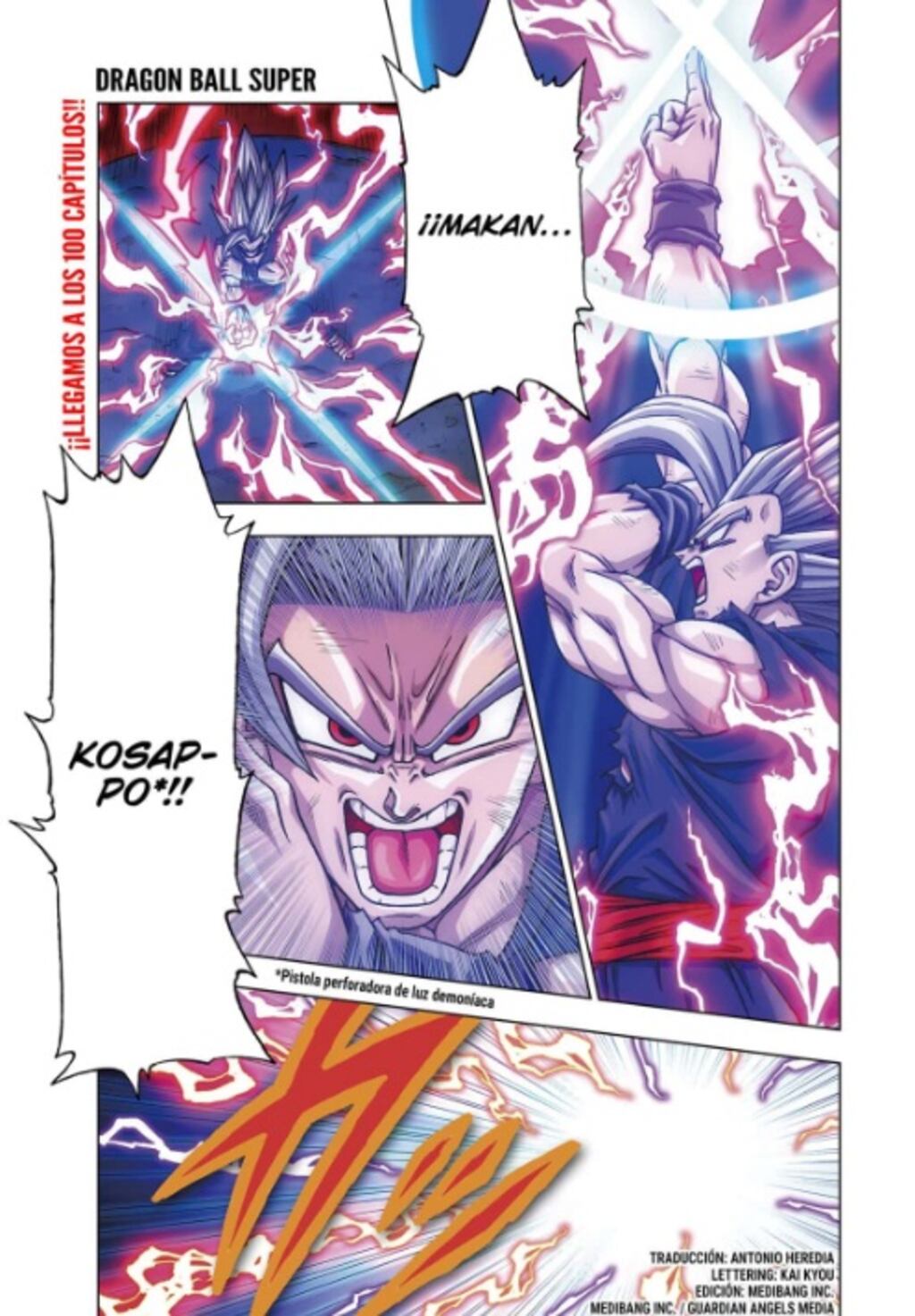 Dragon Ball Super: Las brutales imágenes a colores del episodio #100, final del arco Super Hero ...