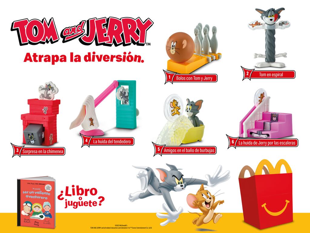 ¿Te gusta Tom y Jerry? La Cajita Feliz de McDonald’s sorprende con ...