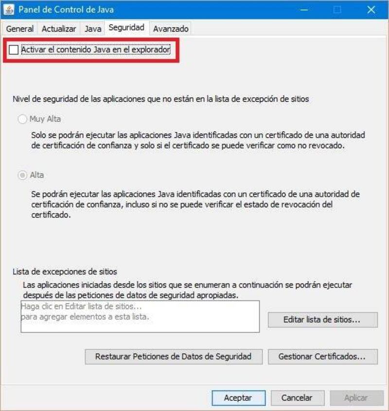 Java: el último adiós del plugin para navegadores [FW Guía] – FayerWayer